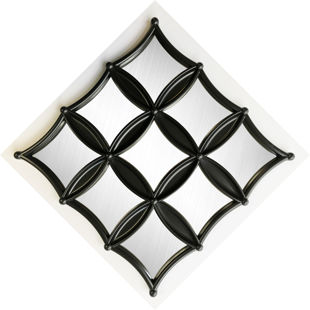 2853 M Decor Diamond Shape 17 Wall Mirror Assorted Colors case Pa 2853-m-decor-diamond-shape-17-wall-mirror-assorted-colors-case-pa